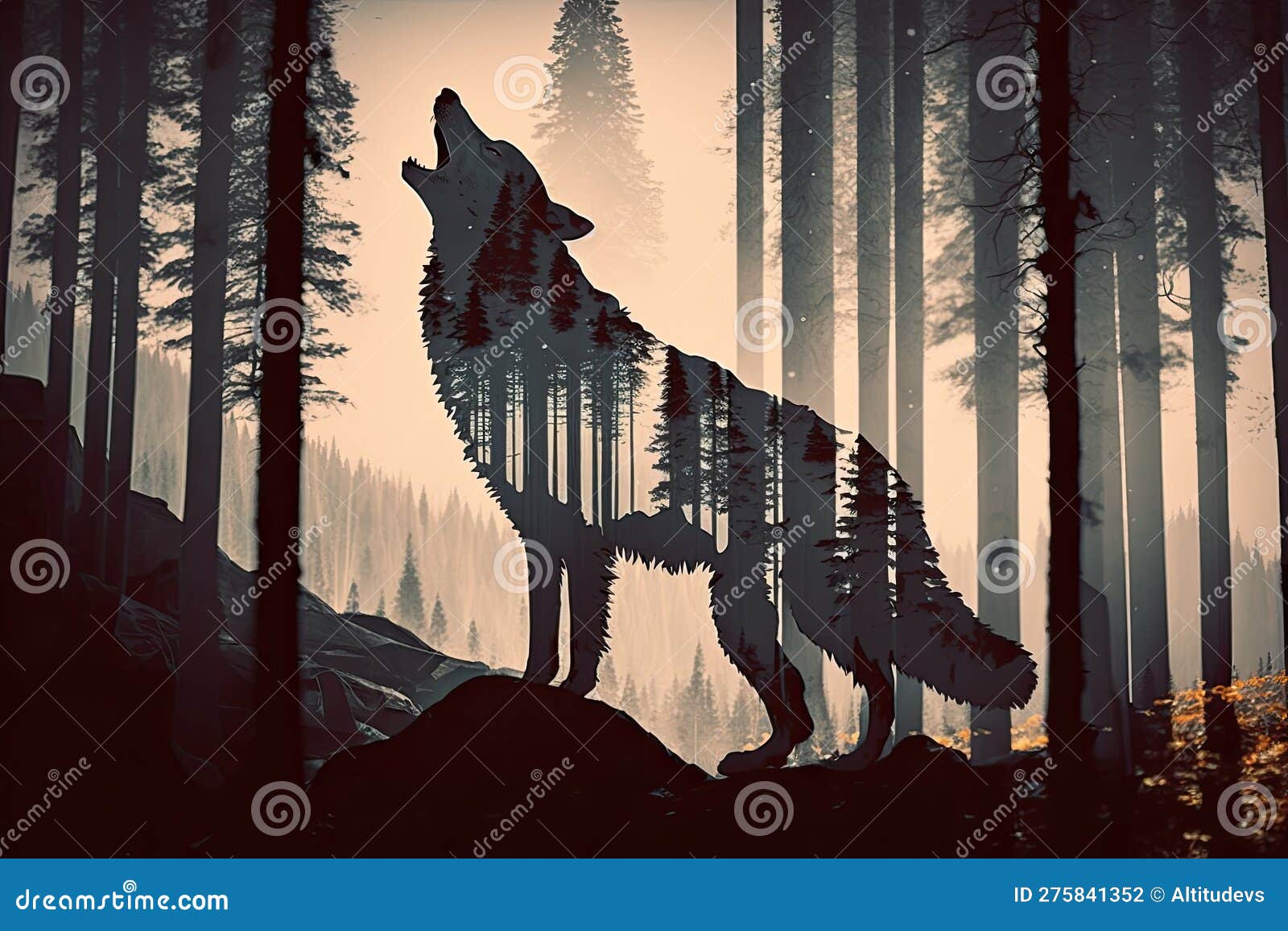 Hidden Figure In The Night Mystery Secrecy Digital Crime Urban Shadows ...