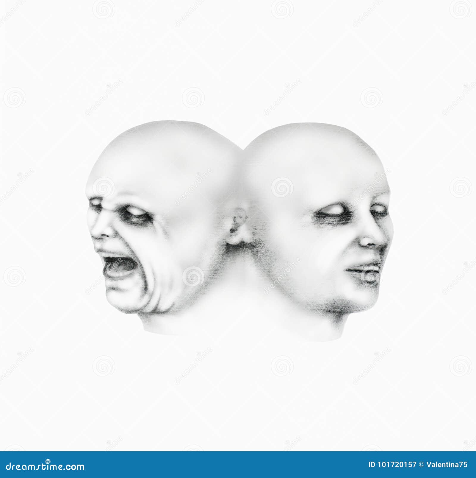 Double Expressiveness stock image. Image of open, artcraft - 101720157