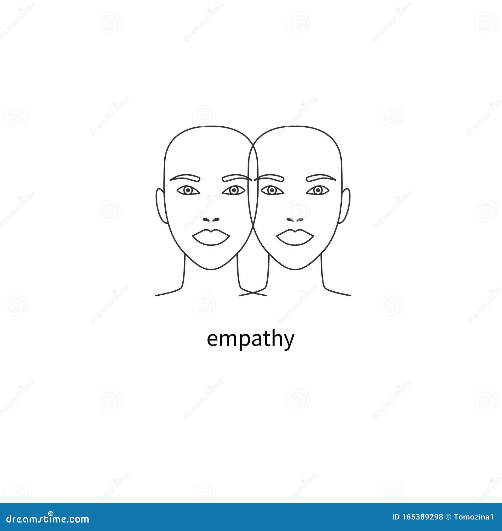 Double face icon stock vector. Illustration of psychiatry - 165389298