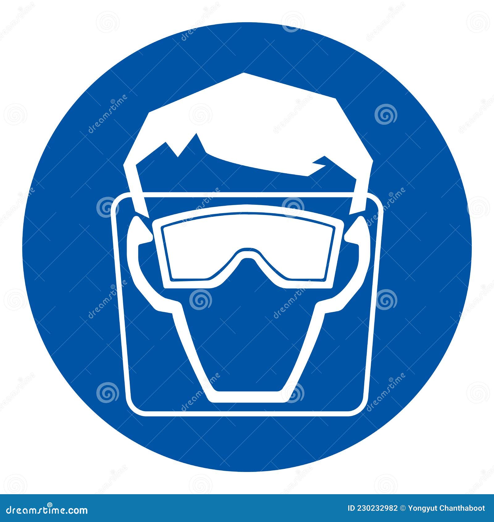 Double Face Protection Symbol Sign ,Vector Illustration, Isolate on ...