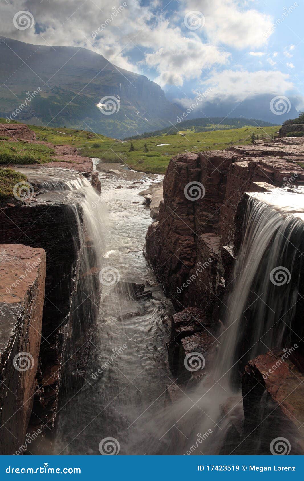 Double Falls stock image. Image of water, falls, nature - 17423519