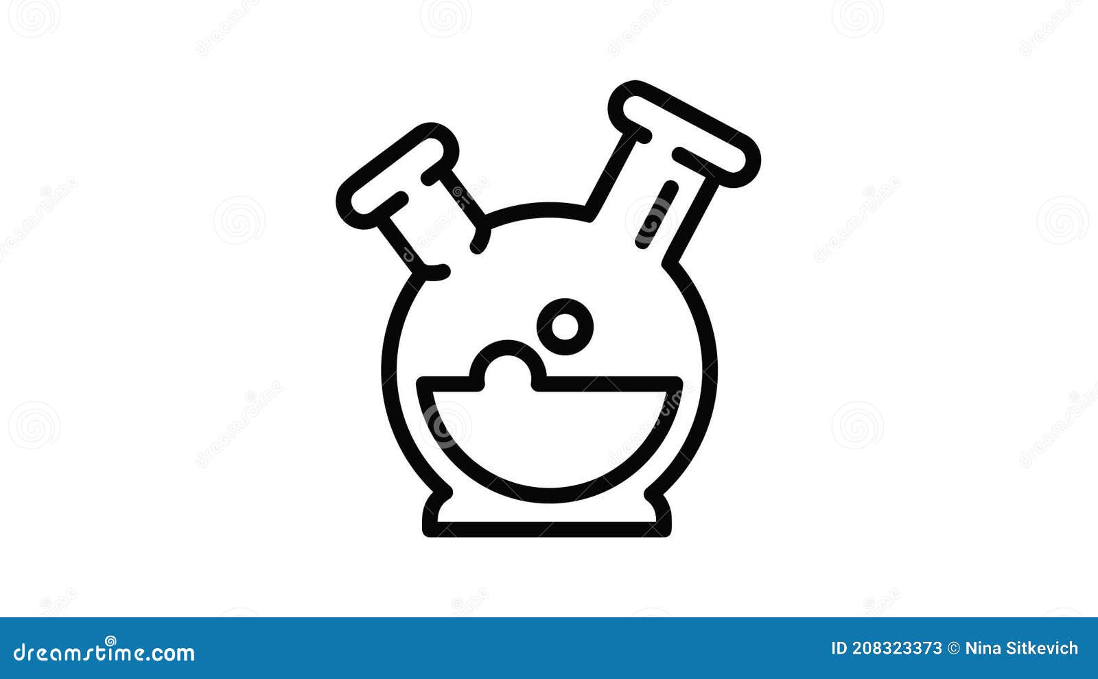 Double Flask Icon Animation Stock Video - Video of biology, isolated ...