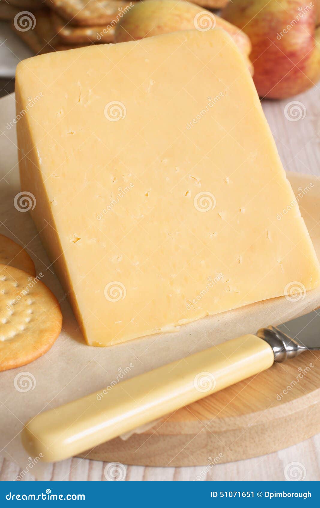 Double Fromage De Gloucester Image stock - Image du laiterie, pomme ...