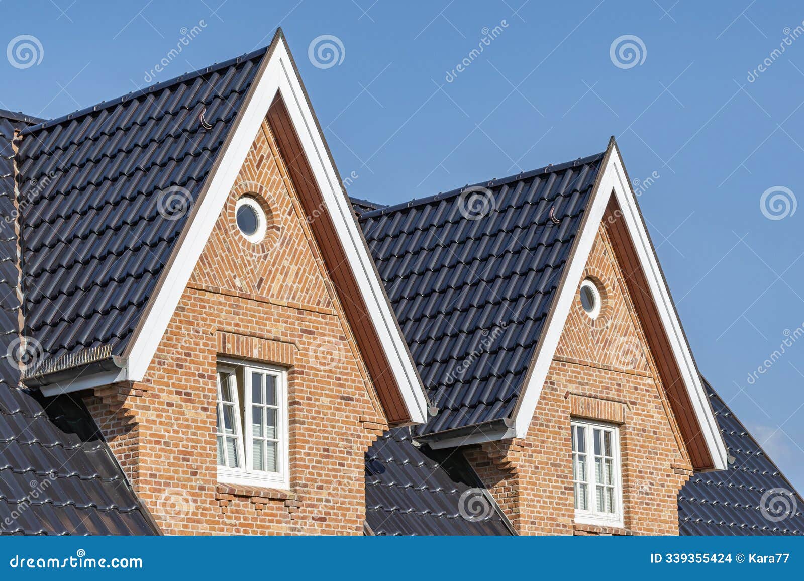 Double_gable stock photo. Image of residential, dwell - 339355424