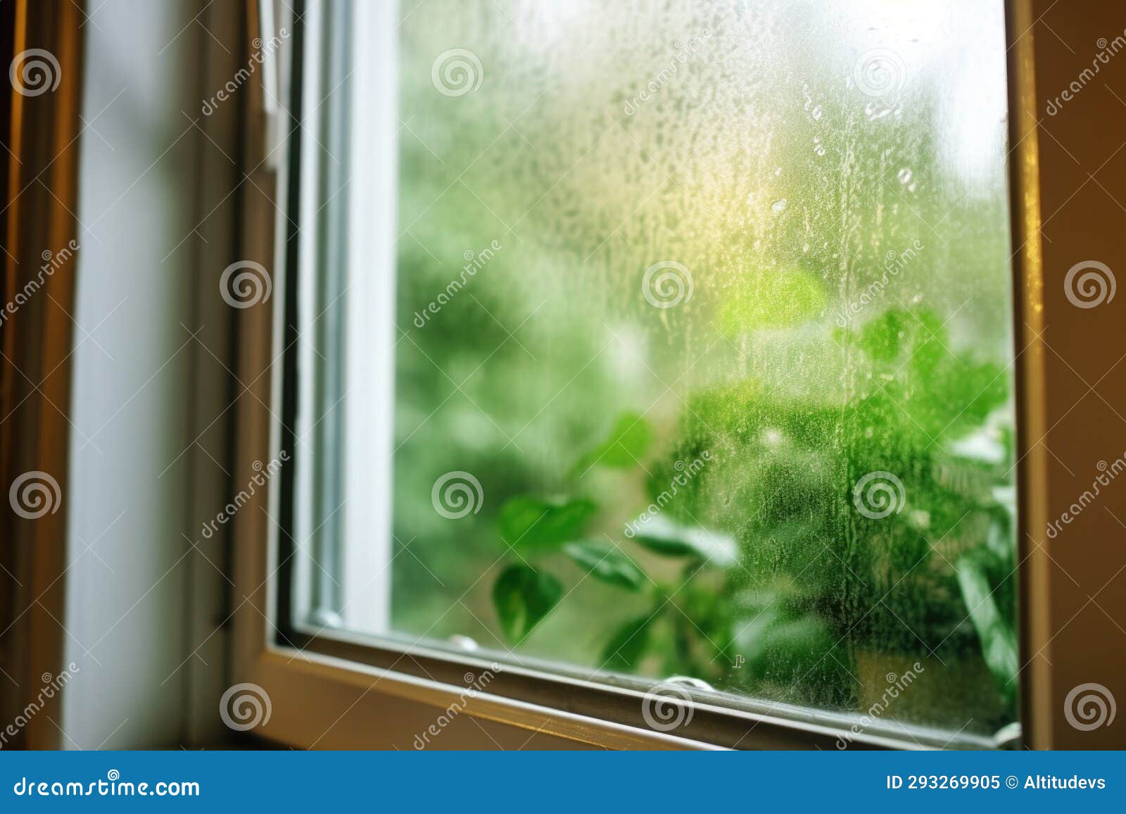Double-glazed Window Close-up View Stock Image - Image of interior ...