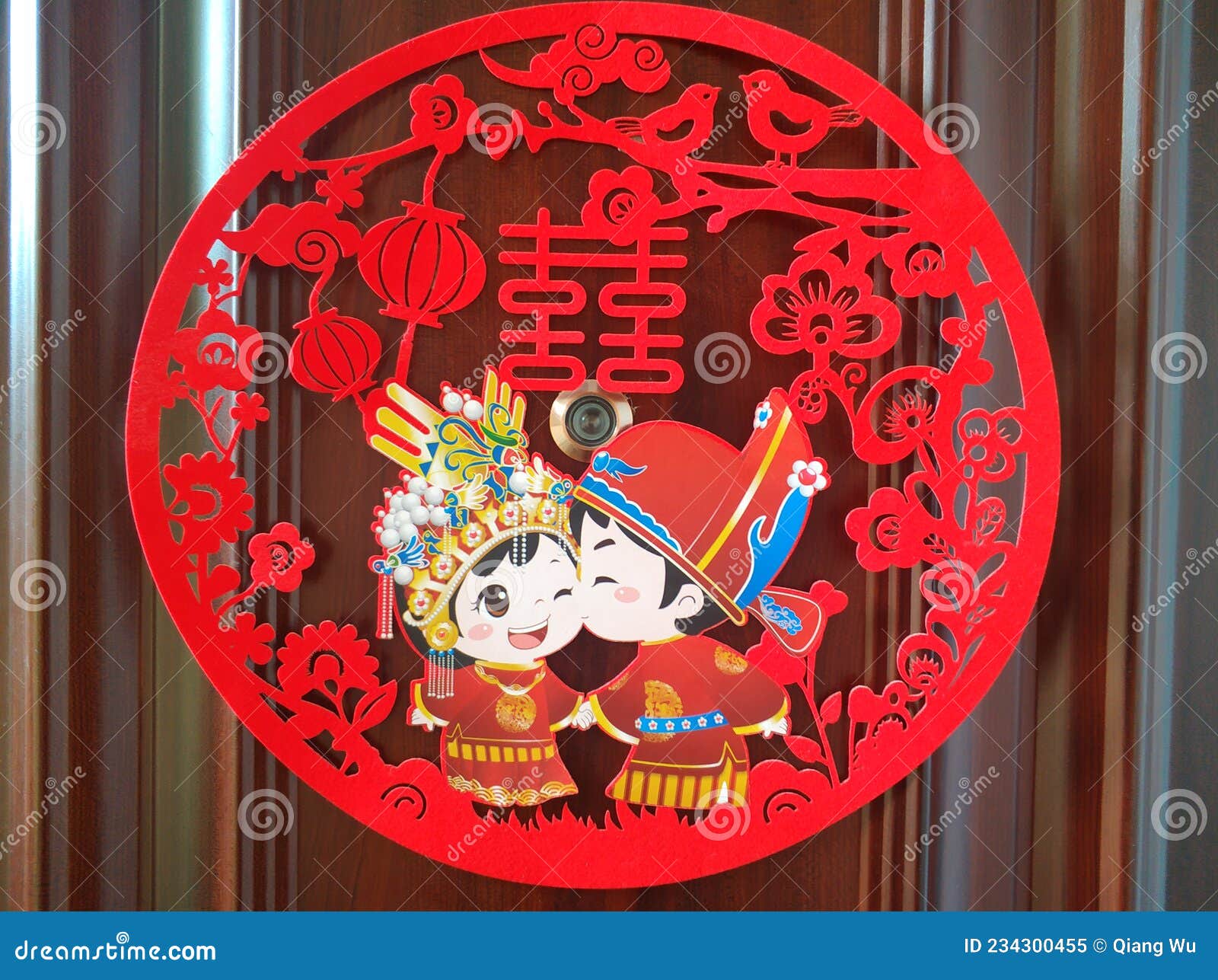 Double happiness editorial image. Image of chinese, characters - 234300455