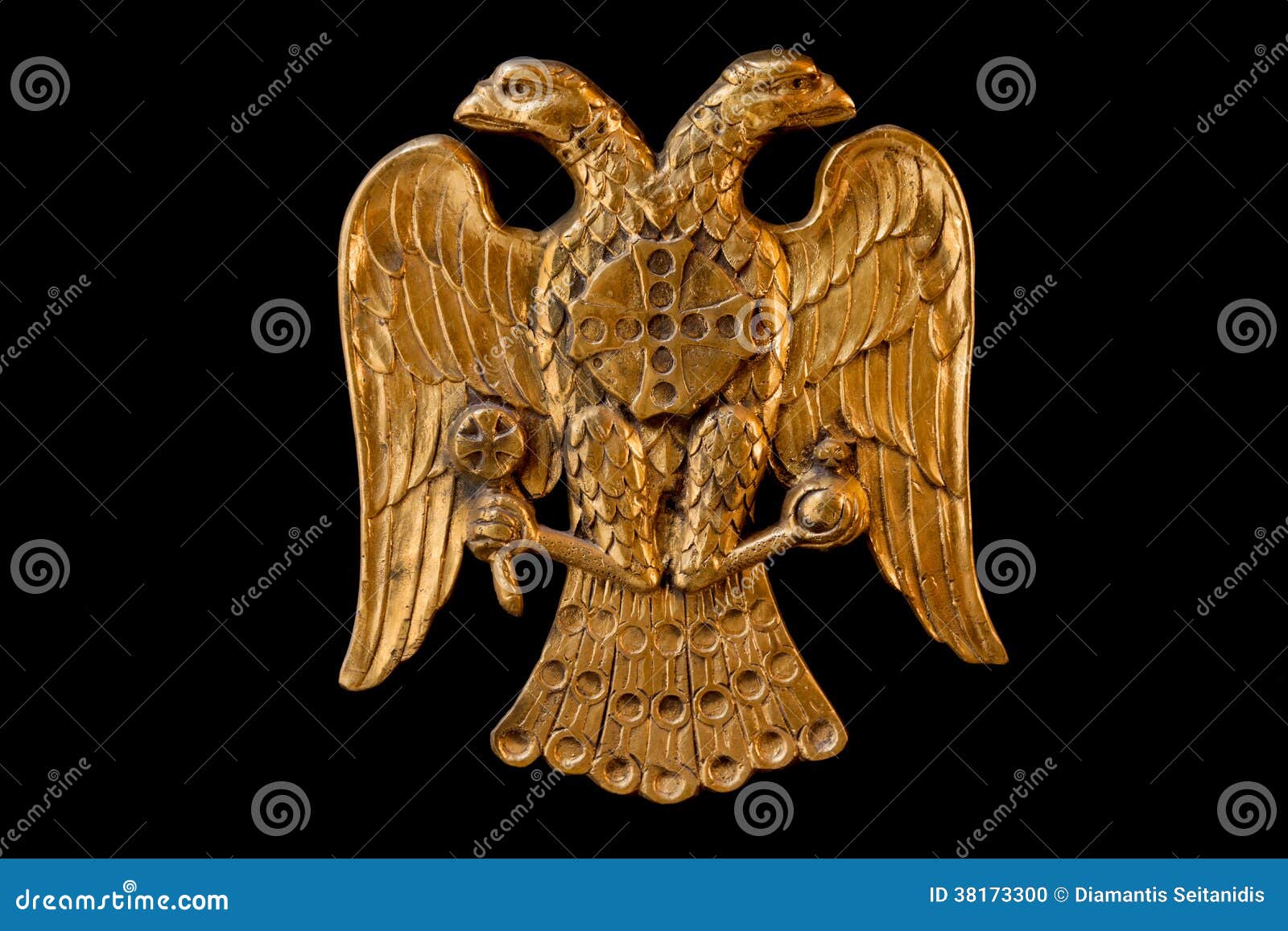 Byzantine Double Headed Eagle Insignia Royalty-Free Stock Photography ...