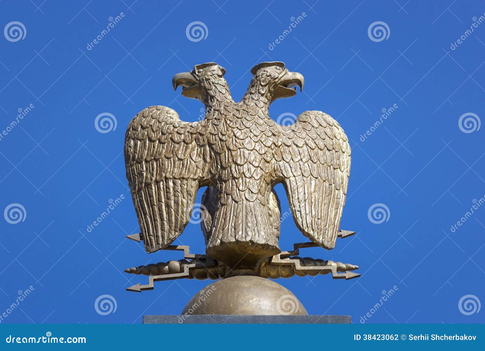 Double-headed eagle stock photo. Image of bird, authority - 38423062