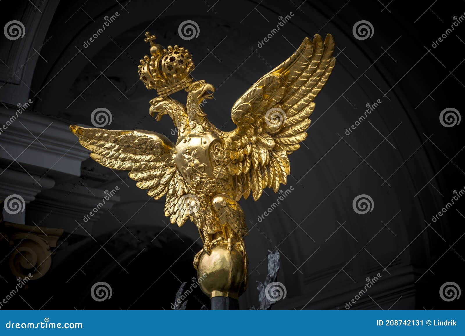 Double-headed Eagle Symbol of the Russian Empire Stock Image - Image of ...