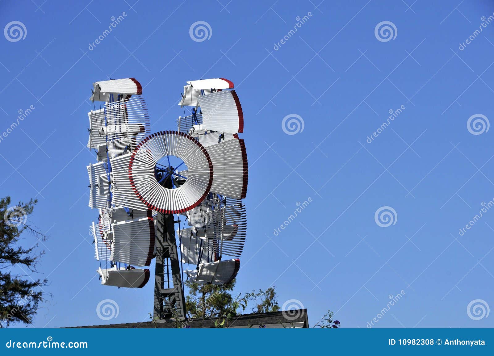 Double Header Wind Engine 2 Stock Photo - Image of restored ...