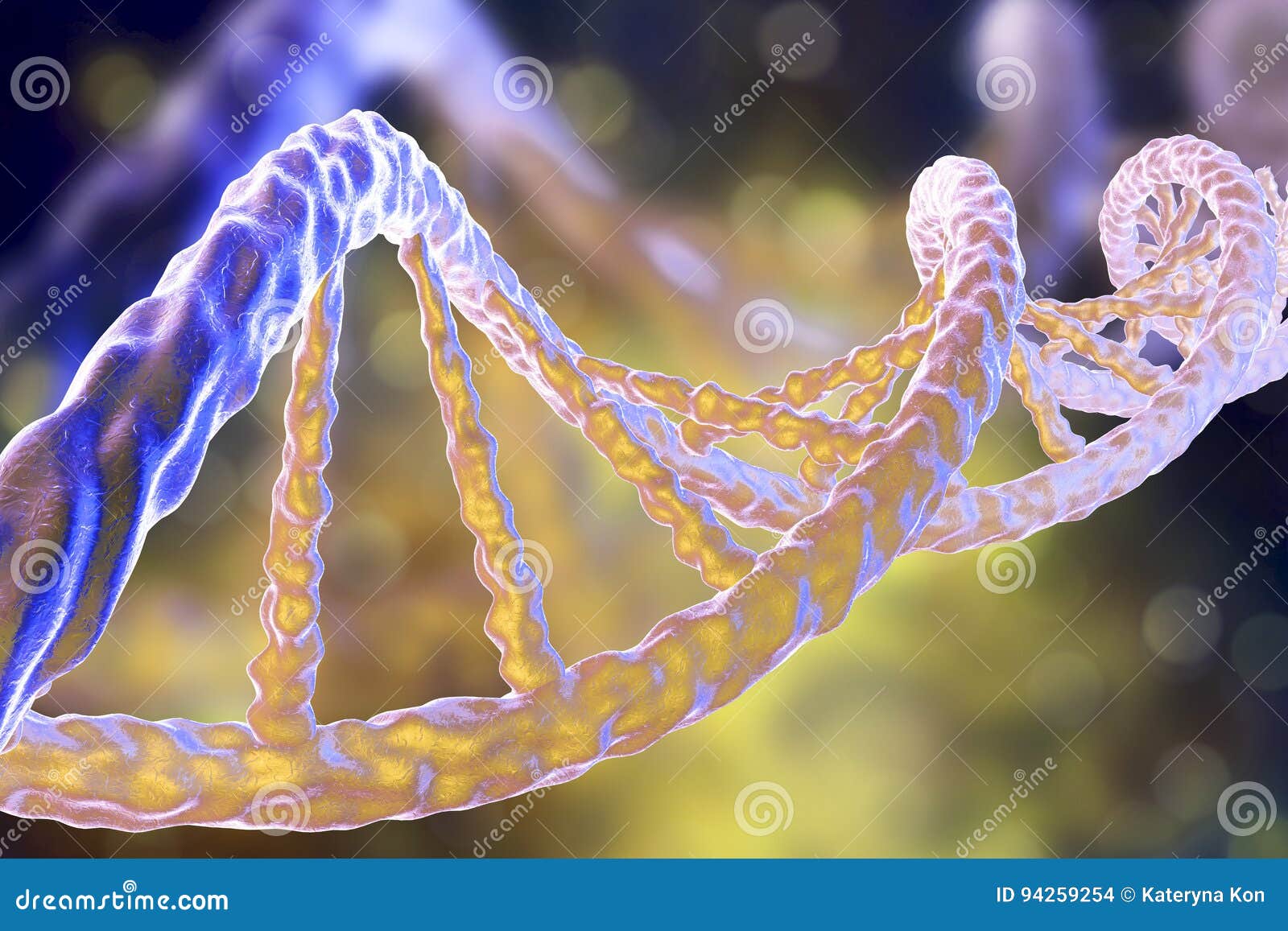 Double helice de l'ADN illustration stock. Illustration du ...