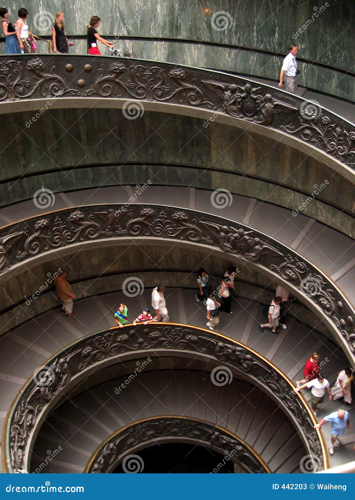 Double Helix Staircase At Vatican Museum Editorial Image ...