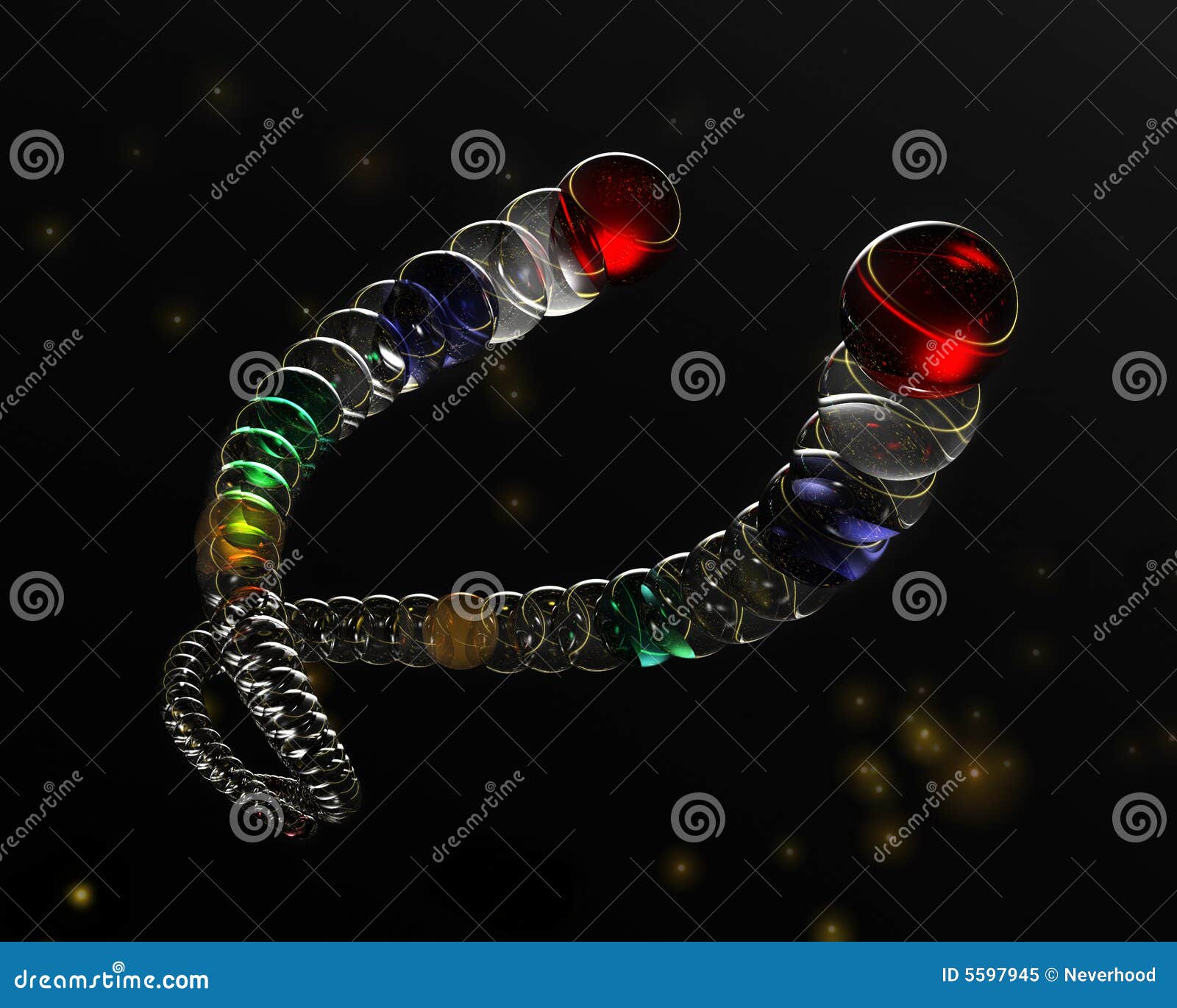 Double helix stock illustration. Illustration of chemical - 5597945