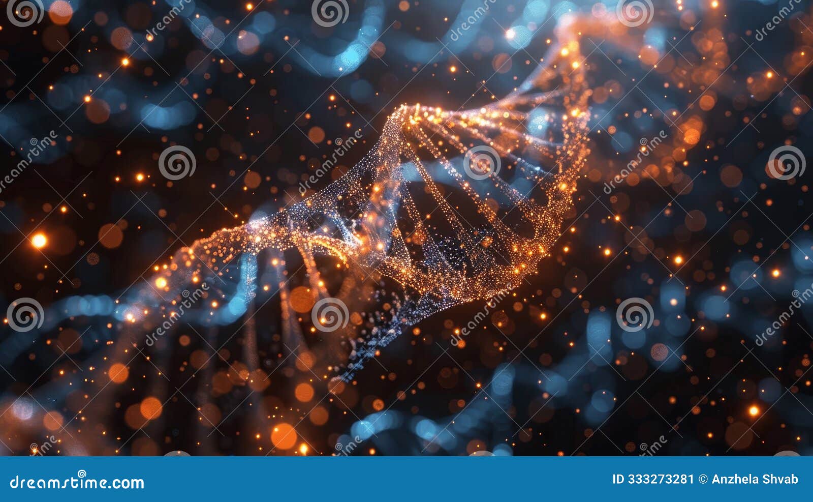 Double Helix DNA Chain, Genetic Engineering, Modification, Innovative ...