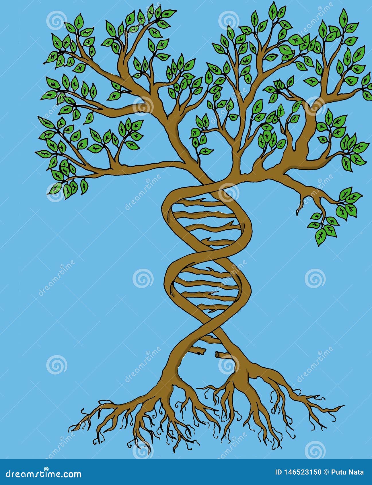 Helix Dna Tree Logo Design Vector Icon. Simple Sign Nature DNA Strand ...