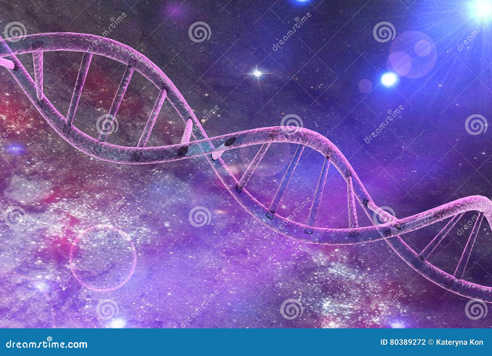 Double helix of DNA stock illustration. Illustration of biotechnology ...