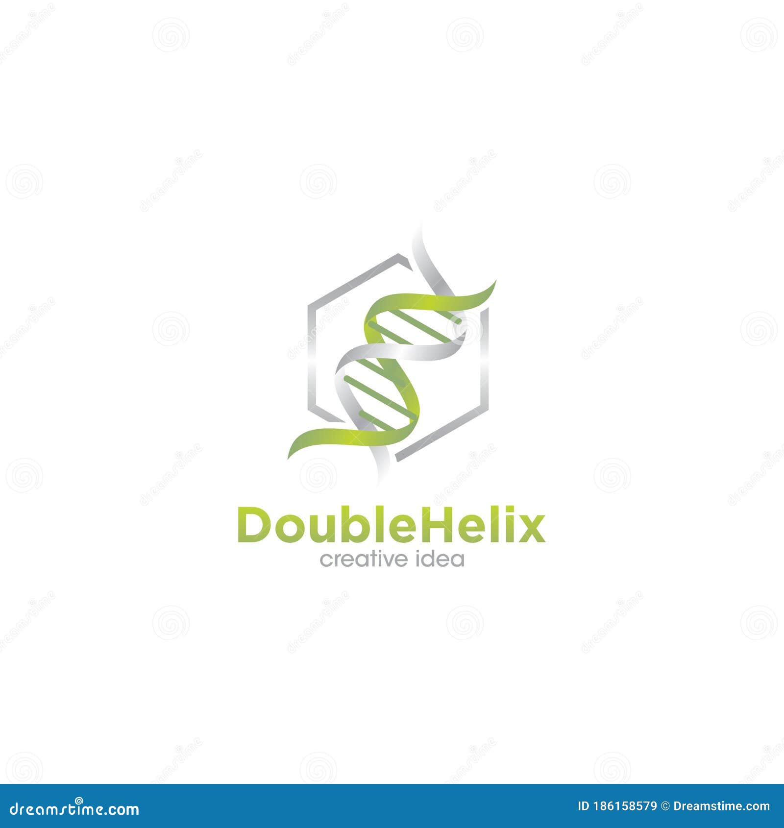Double Helix Logo Design Template Stock Vector - Illustration of ...