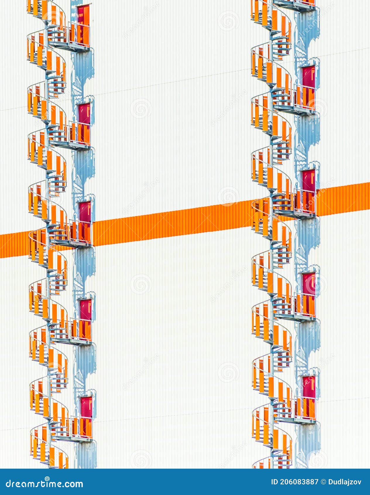 Double Helix Spiral Stairway Stock Image - Image of tower, corkscrew ...