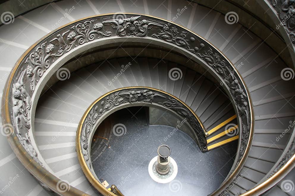 Double Helix Staircase editorial photo. Image of tourism - 3379566