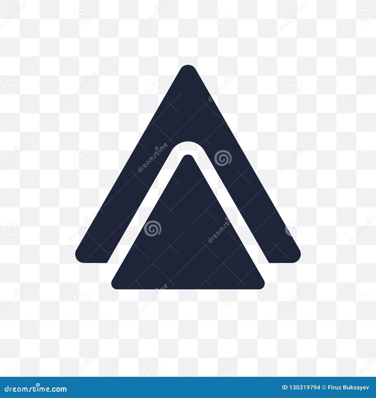 Double Hexagon of Small Triangles Transparent Icon. Double Hexagon of ...