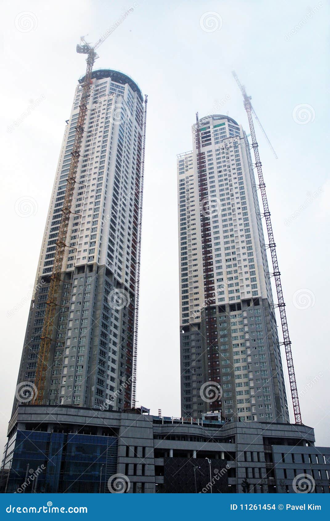 Double high building . stock photo. Image of high, construction - 11261454