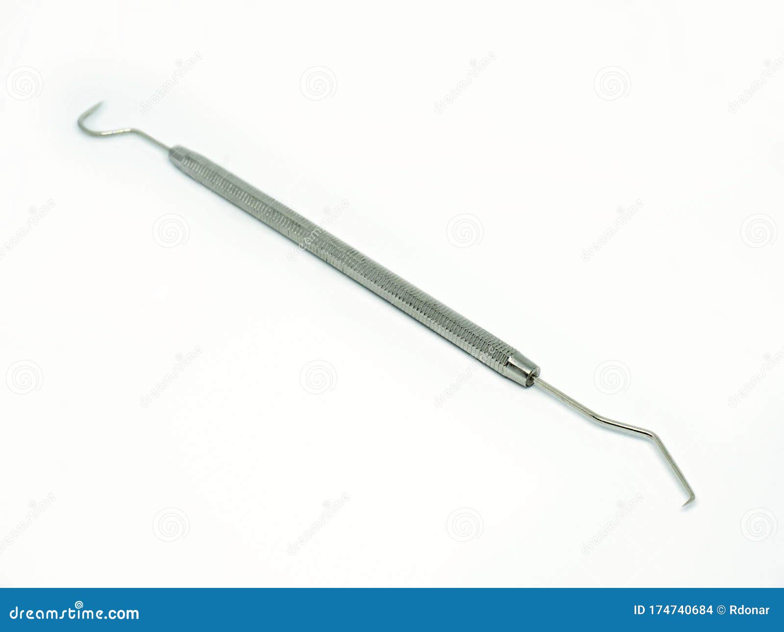 Double Hook. Dental Toolsisolated on White Stock Photo - Image of ...