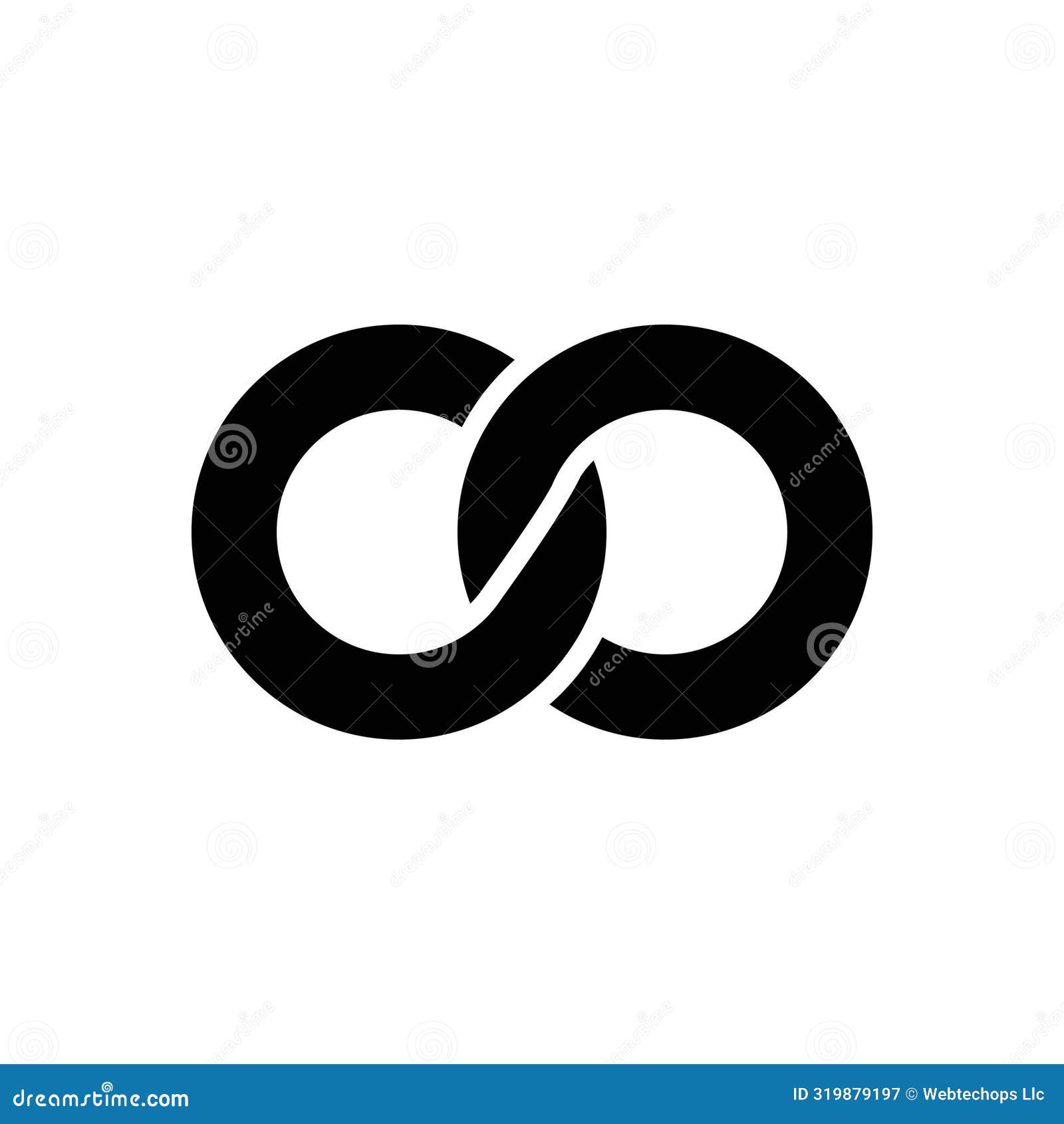 Black Solid Icon for Double, Resemble and Connected Stock Illustration ...