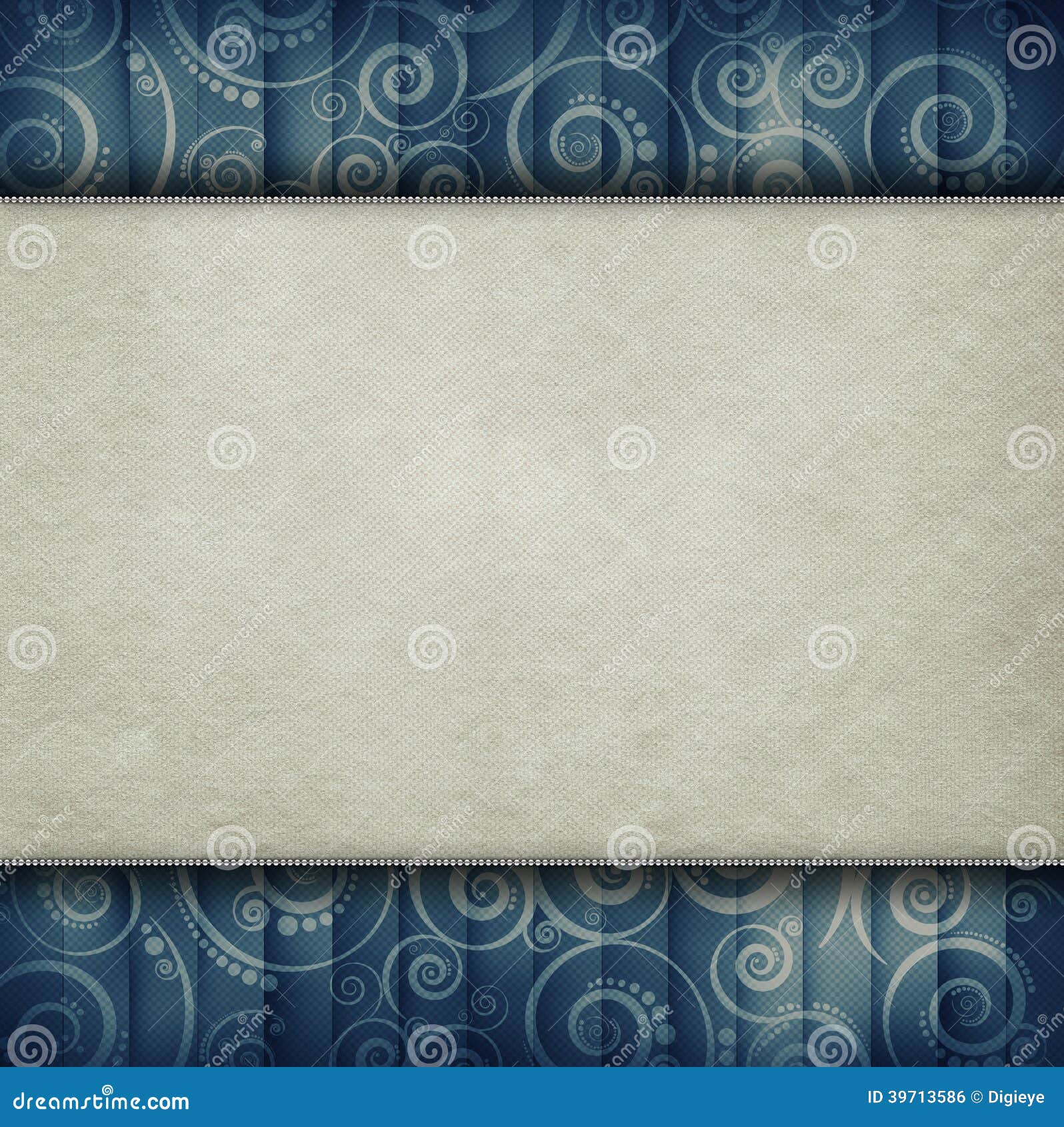 Double-layered Background - Blank Paper Sheet on Retro Pattern Stock ...
