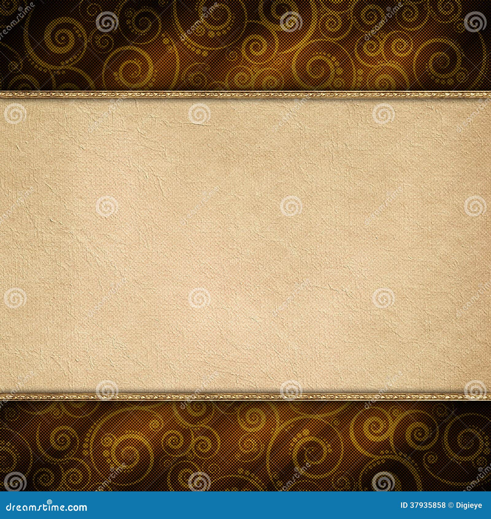 Double-layered Background Template Stock Illustration - Illustration of ...