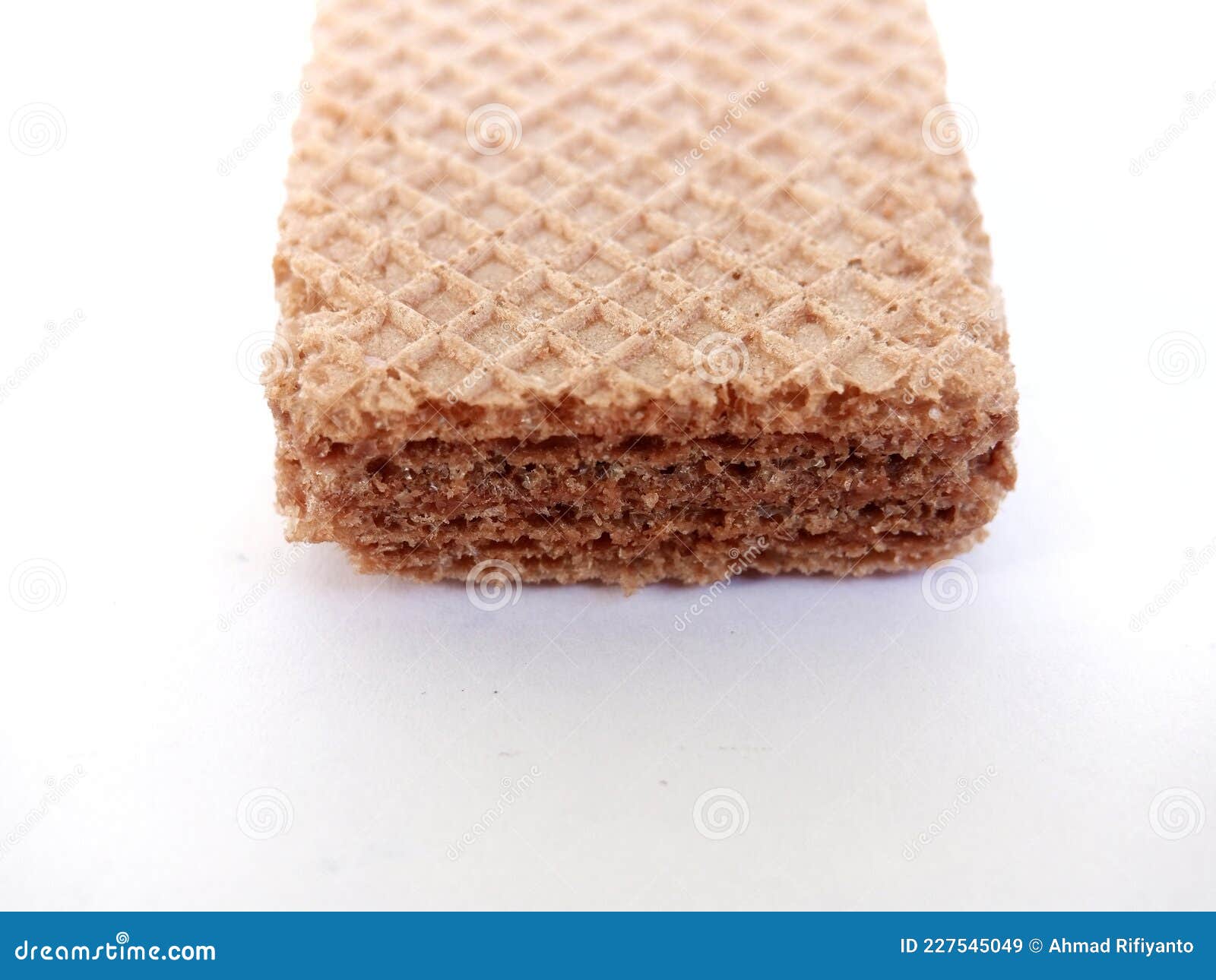 Double Layered Chocolate Wafer Stock Image - Image of layered, torte ...