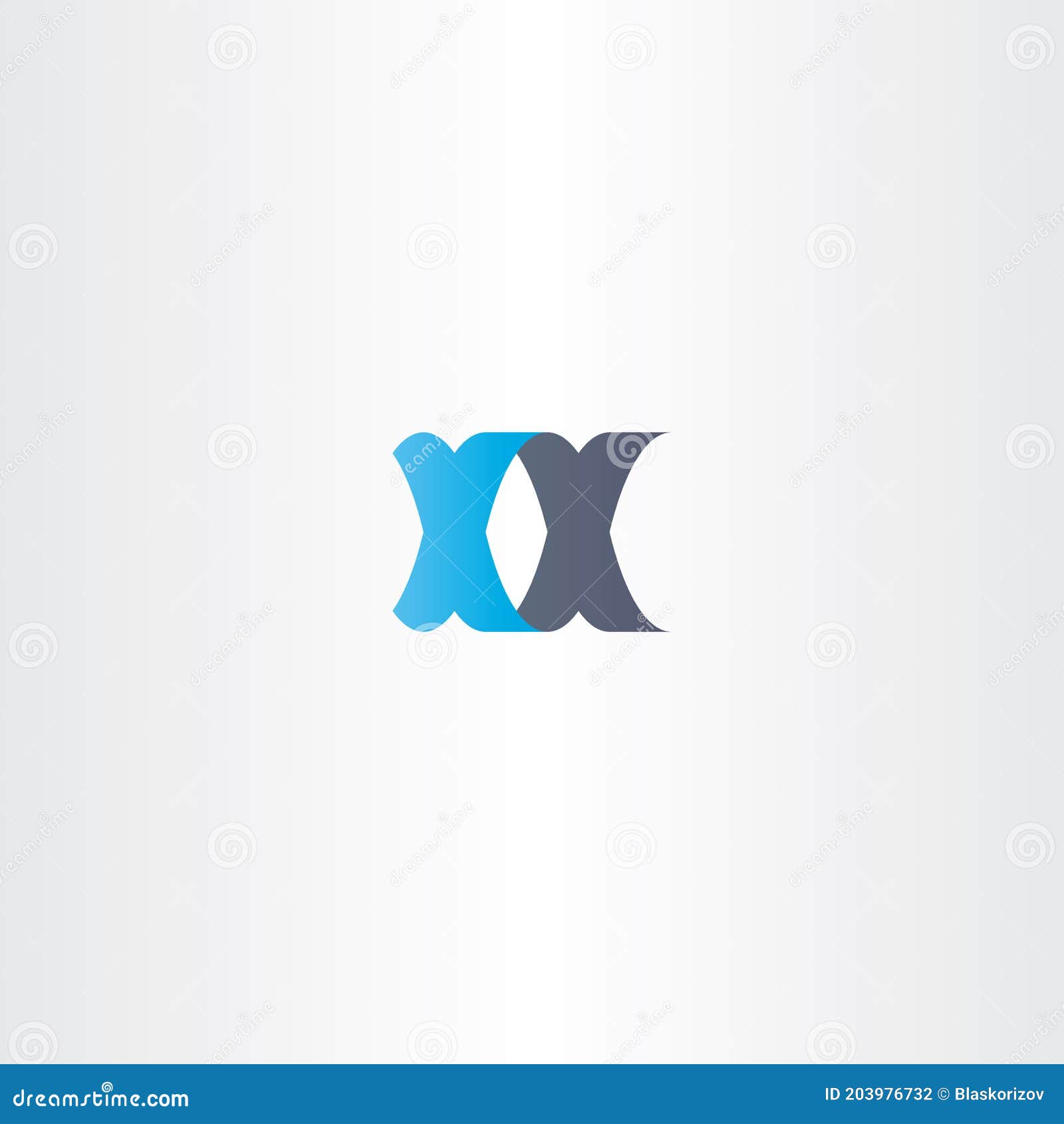 Double Letter X Logo Xx Vector Icon Stock Vector - Illustration of ...