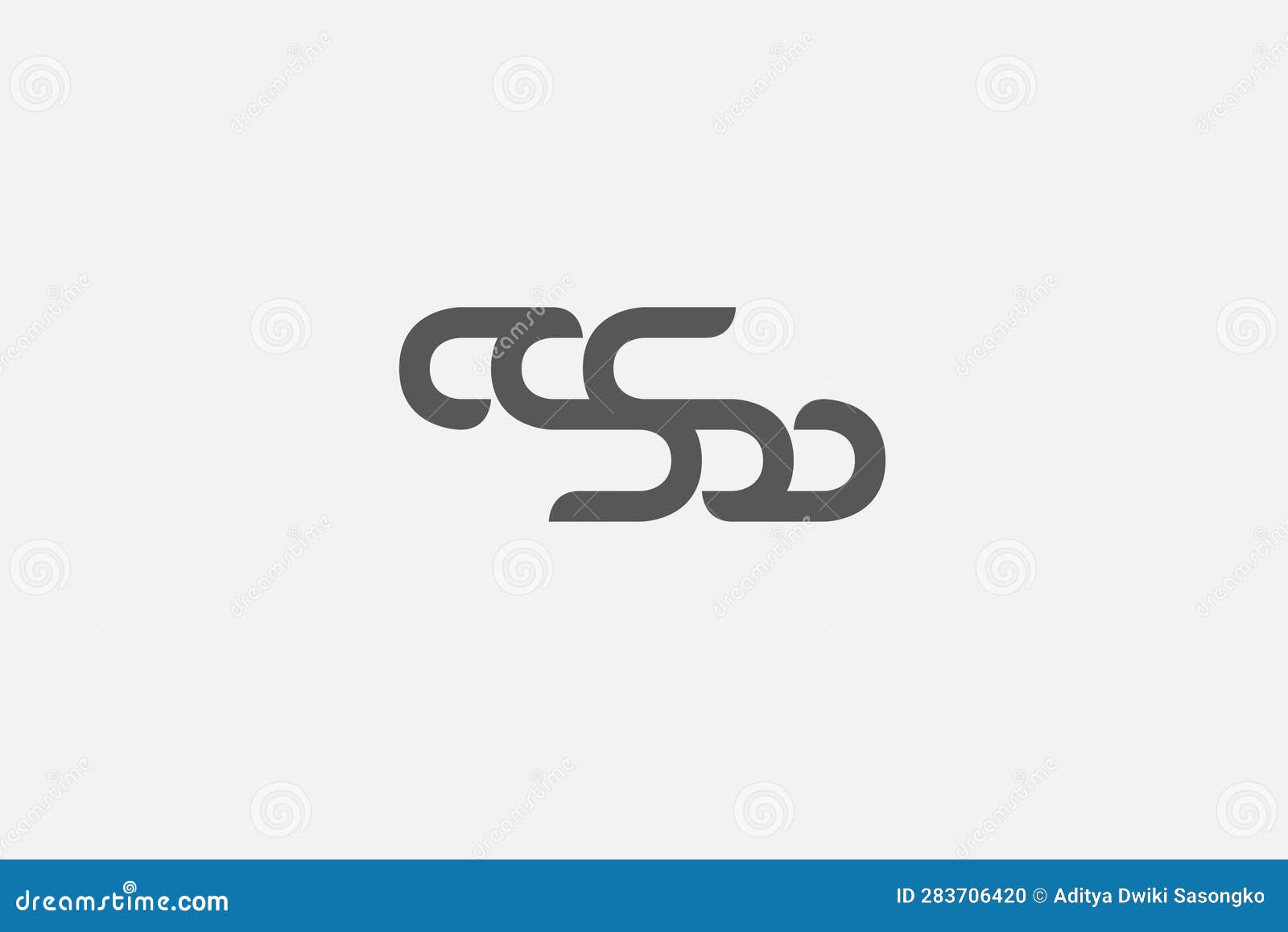 Double letter S logo stock vector. Illustration of letter - 283706420
