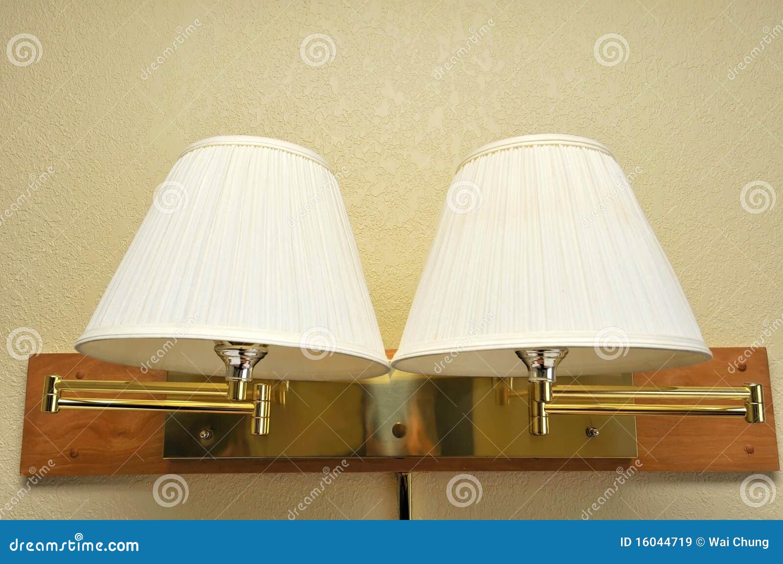 Double light lamps stock image. Image of lighting, twin - 16044719