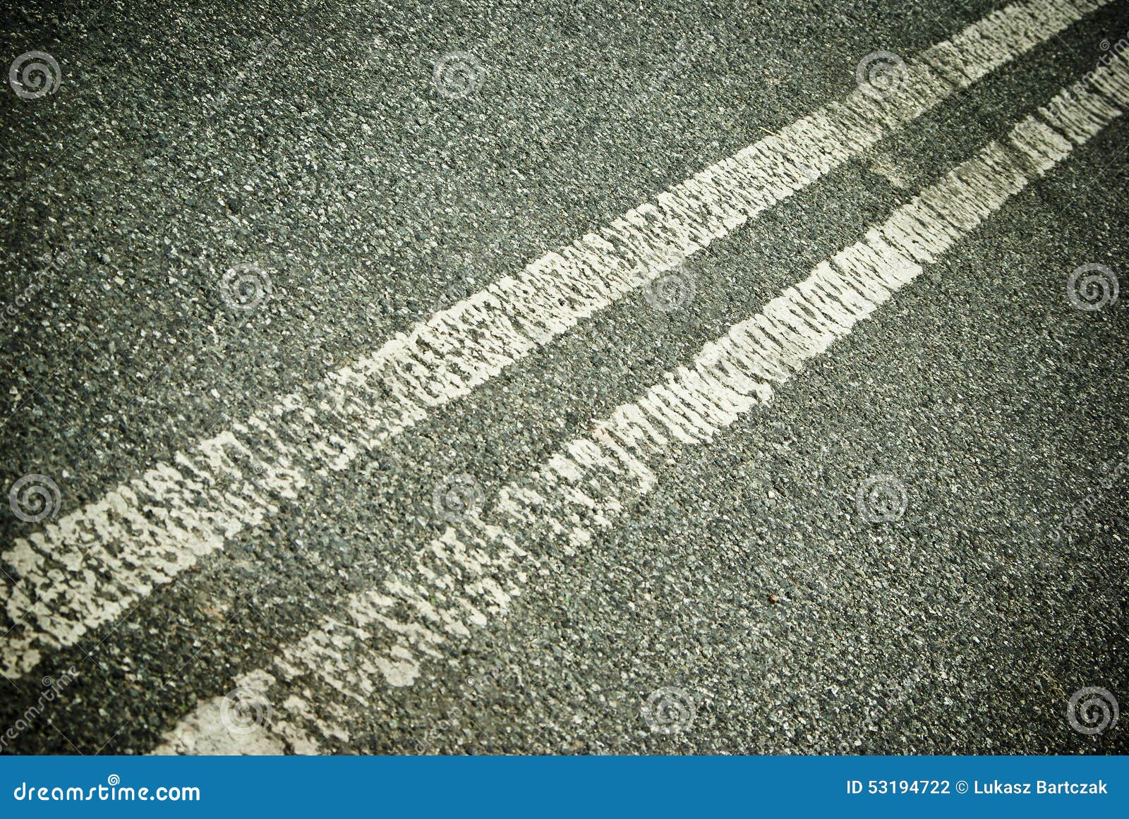 Double line on the road stock photo. Image of line, white - 53194722