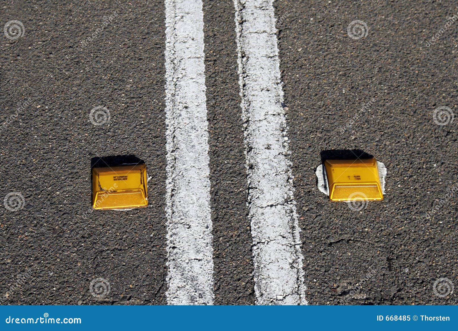 Double Lines, Road stock image. Image of pathway, target - 668485