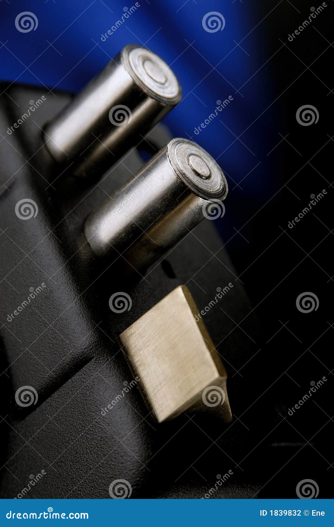 Double lock stock photo. Image of metallic, double, tranquility - 1839832