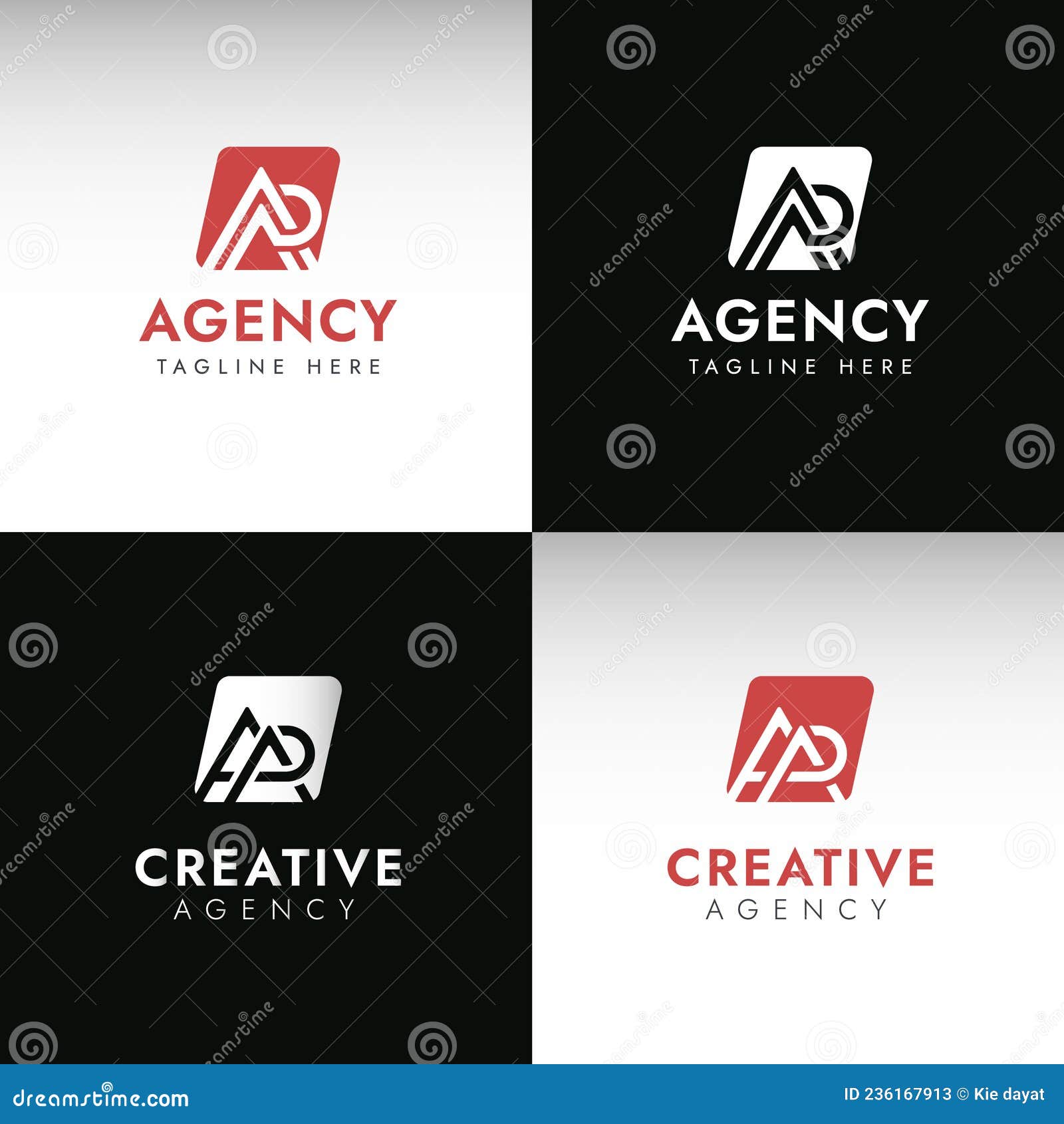 Double a Logo. Monogram Unique Creative Letter a Logo Template Stock ...