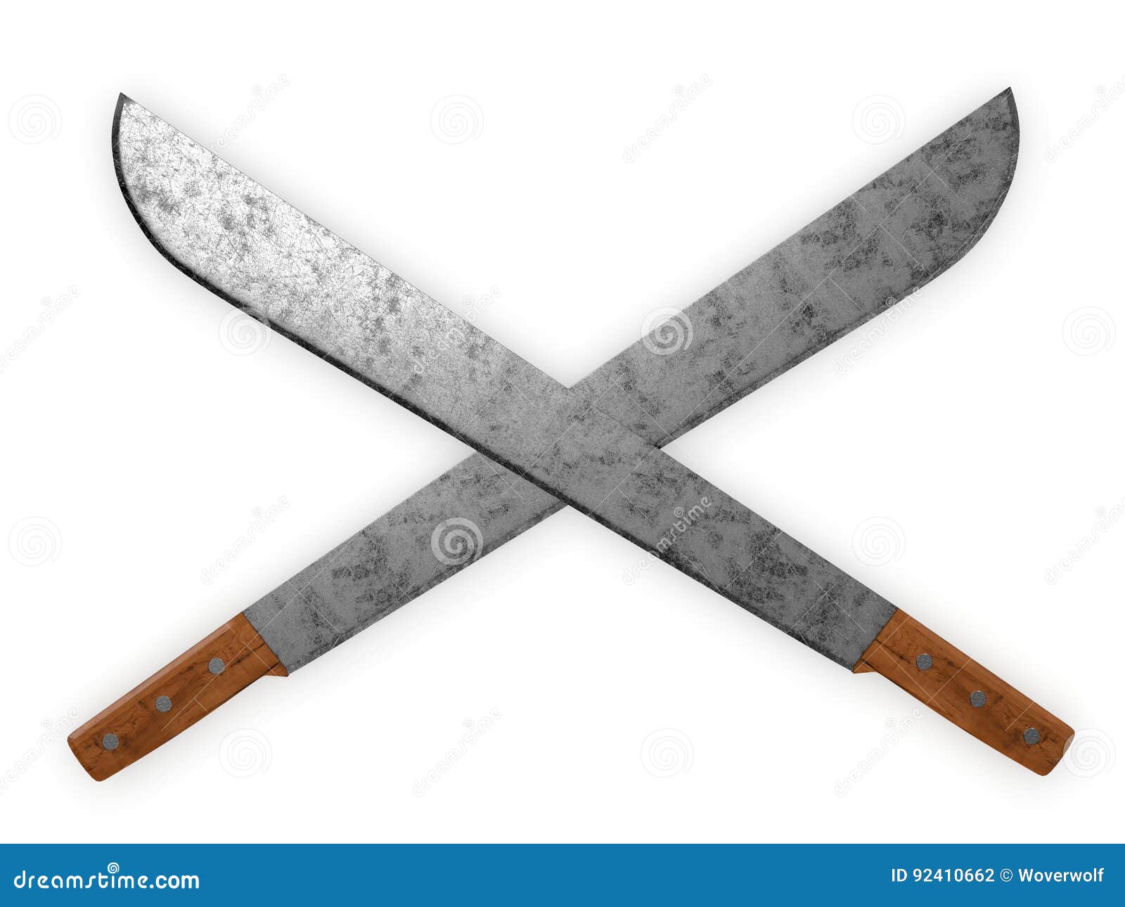 Sharp Machete Vintage Template Vector Illustration | CartoonDealer.com ...