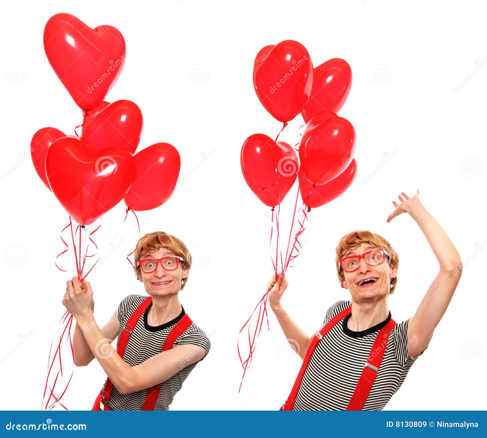 Double nerdy love stock image. Image of party, goofy, balloon - 8130809