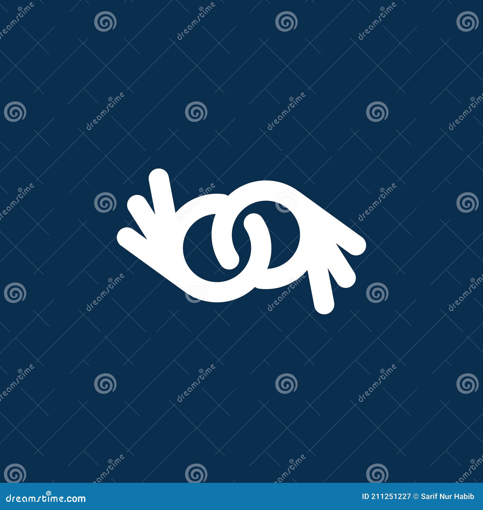 Double Nice Logo Template Design Stock Vector - Illustration of modern ...