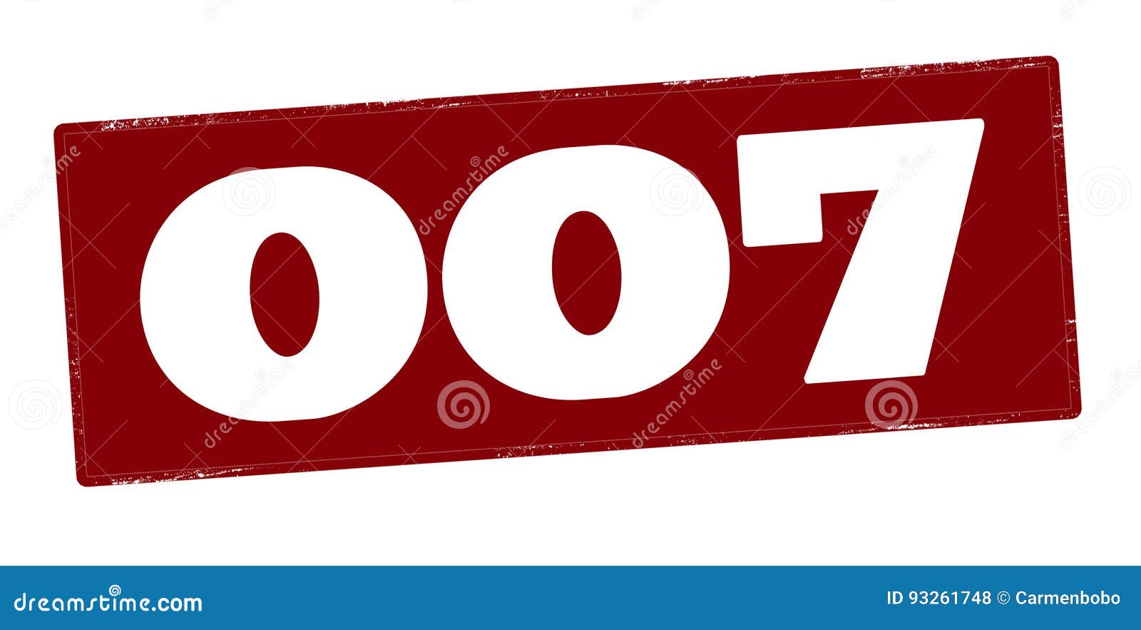 Double o seven stock illustration. Illustration of symbol - 93261748