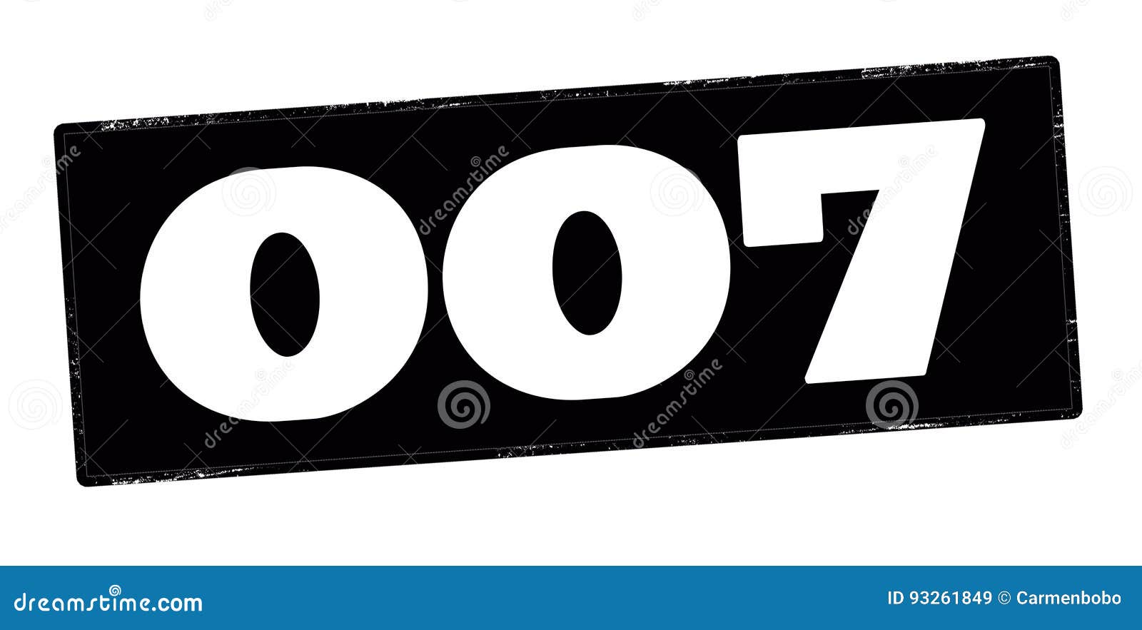 Double O Seven Stock Illustrations – 2 Double O Seven Stock ...