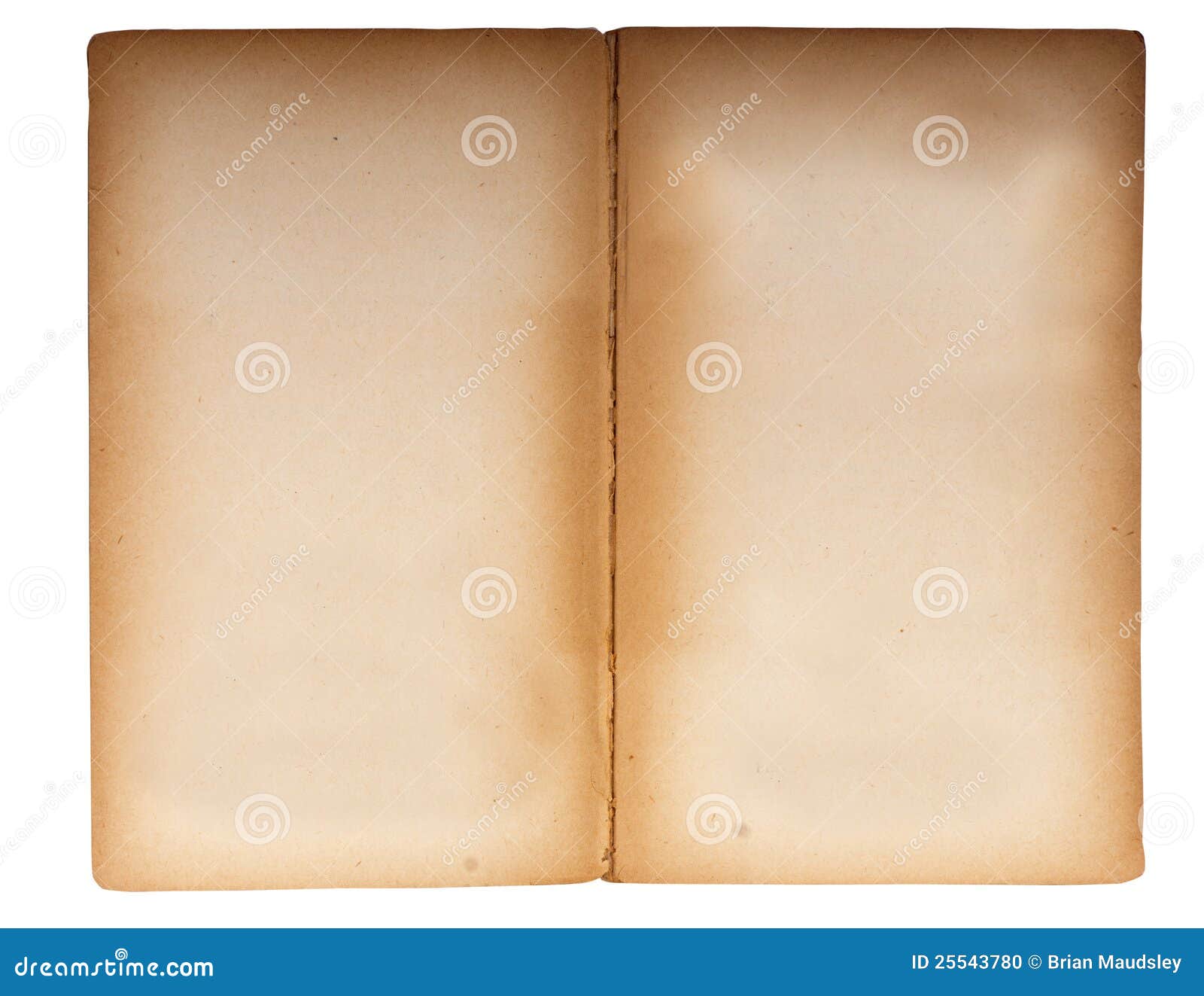 Double Page Spread of Old Paperback Book. Stock Photo - Image of ...