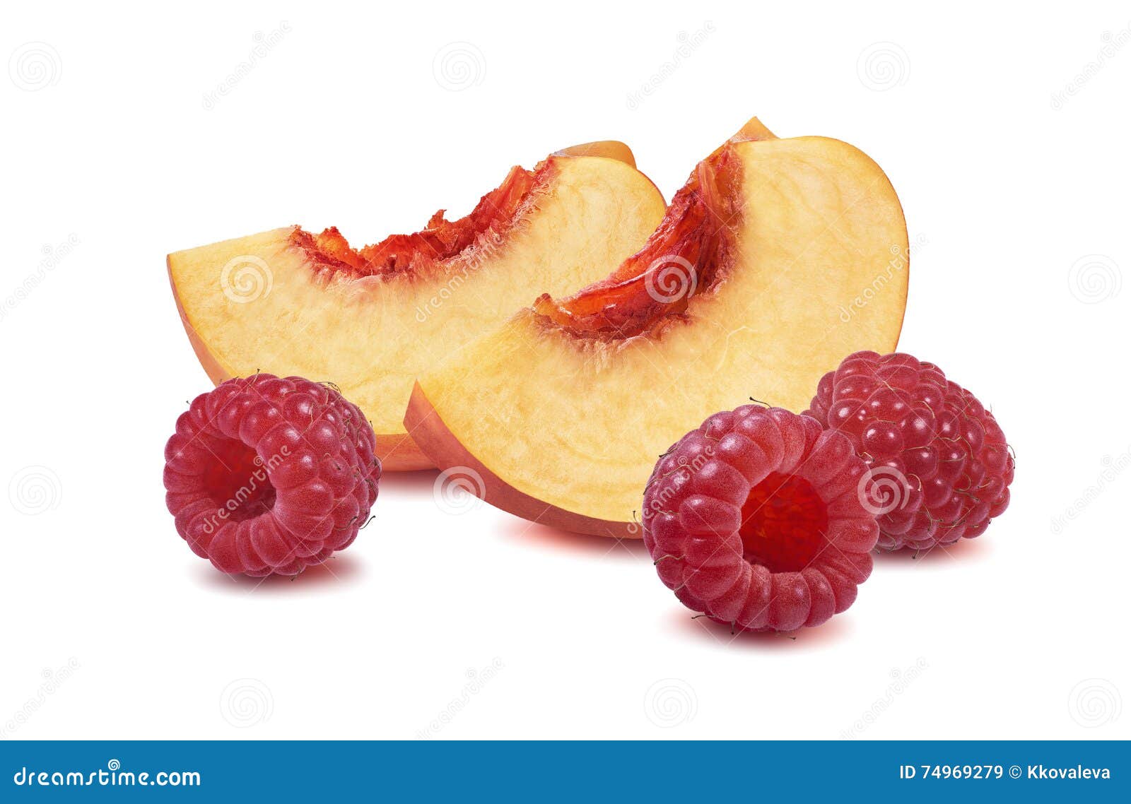 Peach Slice Royalty-Free Stock Photography | CartoonDealer.com #33043751