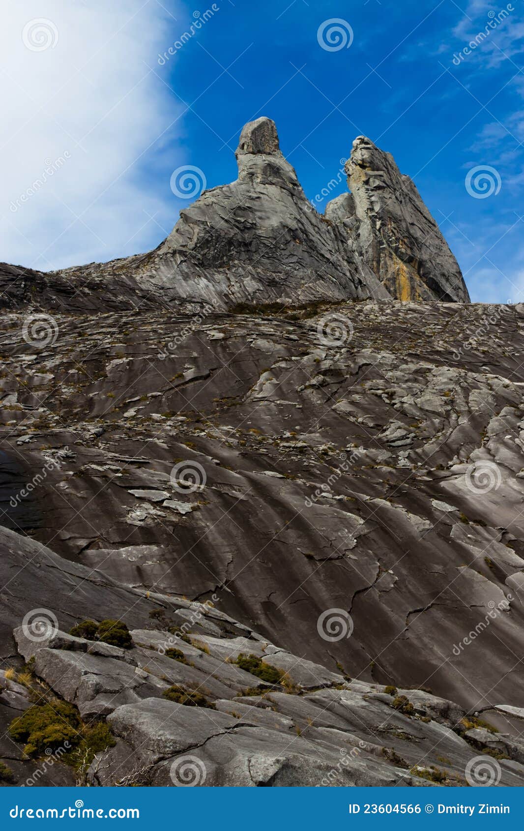 Double peak mountain stock photo. Image of mount, kota - 23604566