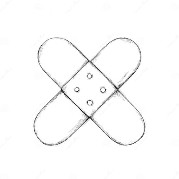 Simple Double plaster stock illustration. Illustration of plaster ...