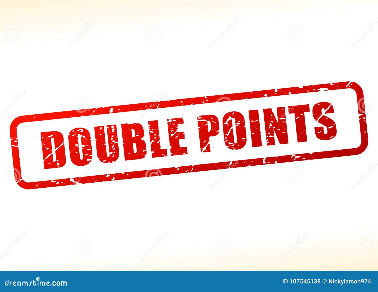 Double Points Text Buffered Stock Vector - Illustration of reward ...