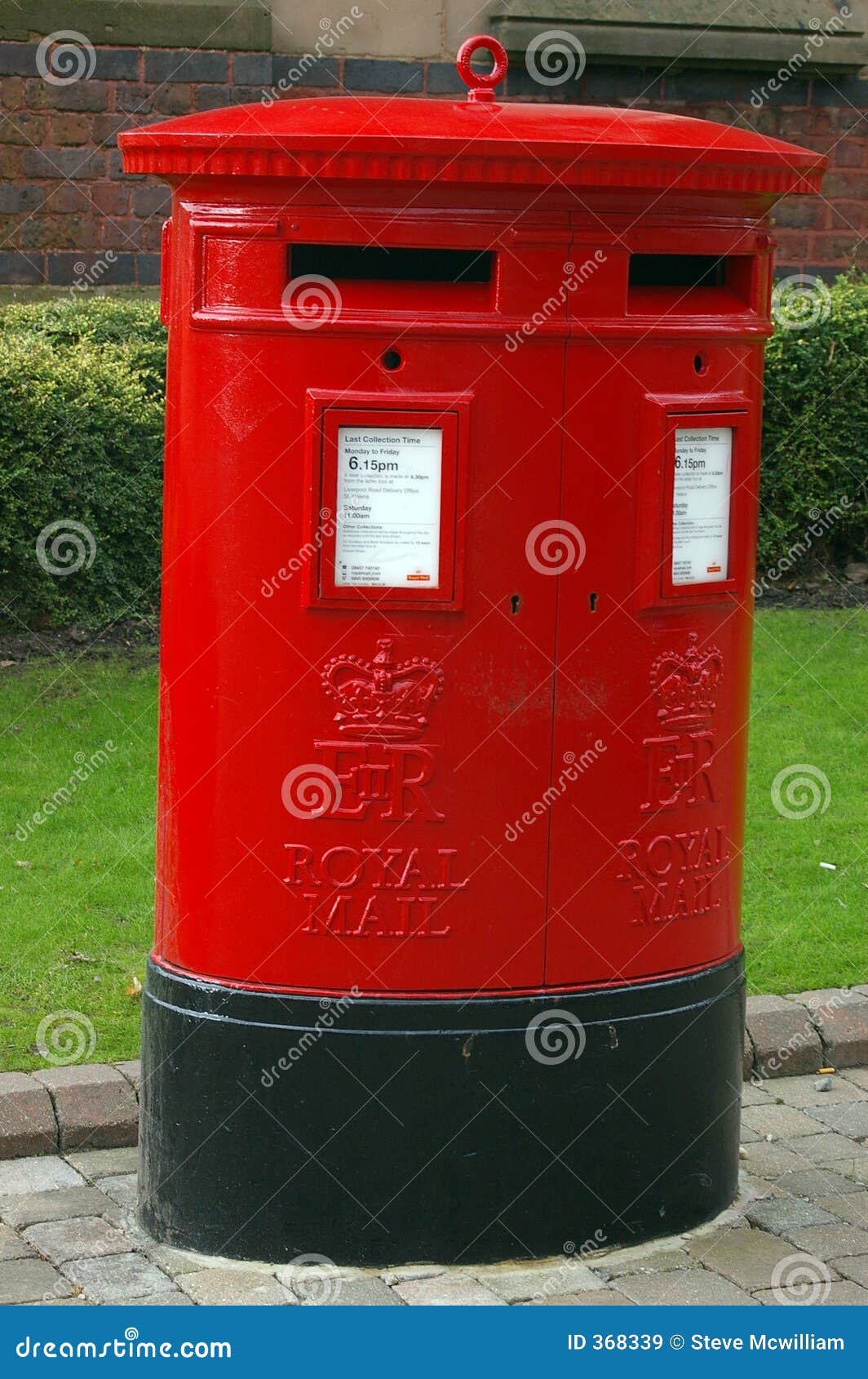 Double Post-box 09 stock image. Image of post, royal, england - 368339