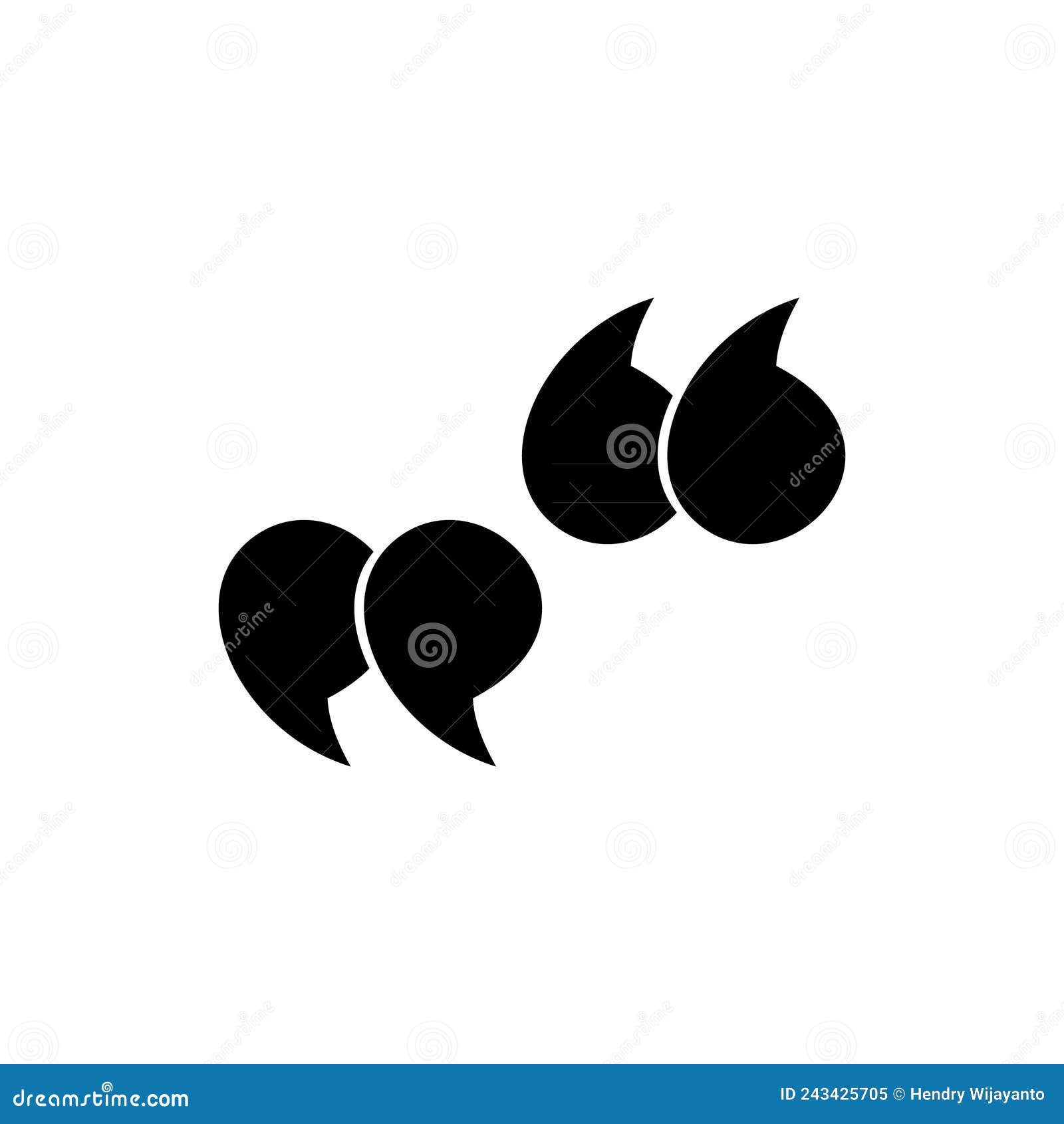 Double Quotes Icon and Simple Flat Symbol for Website,mobile,logo,app ...