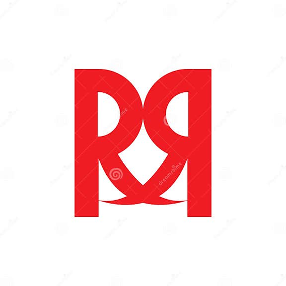Double r logo name design stock vector. Illustration of style - 199182376
